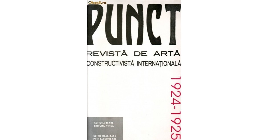 Revista PUNCT 1924-1925 Avangarda Constructivista Internationala ...