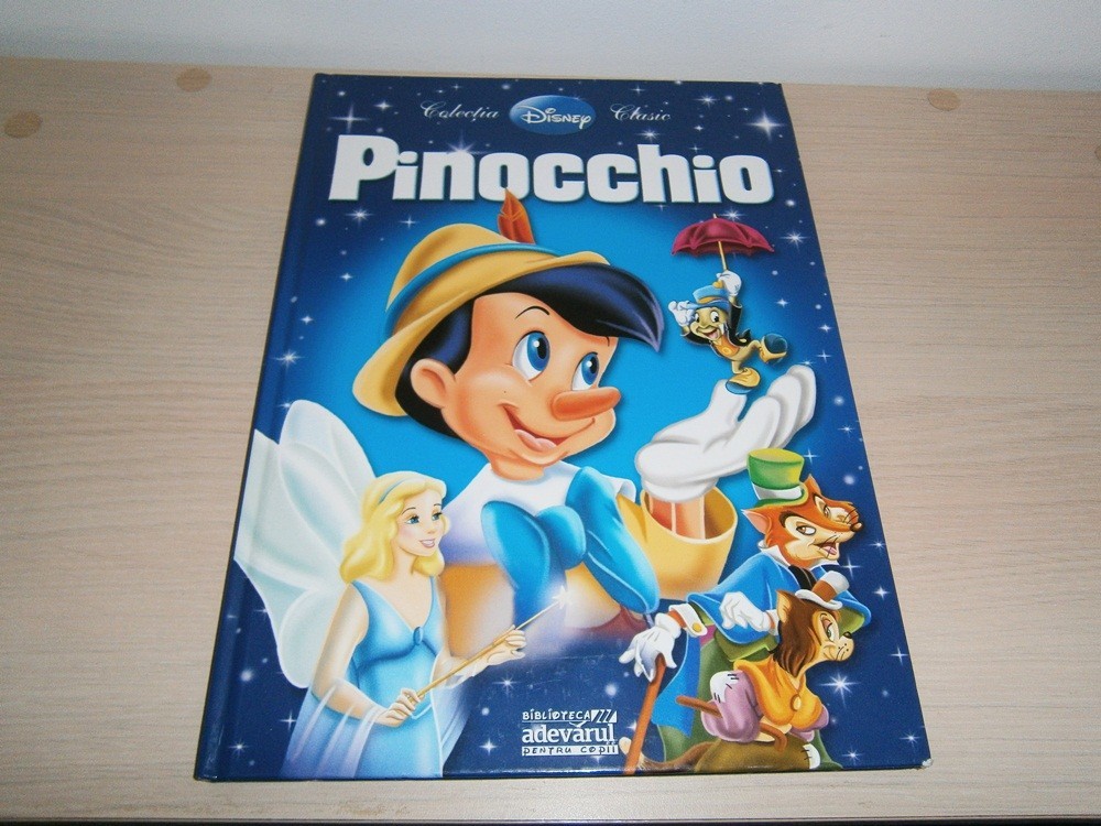 Pinocchio,editura Adevarul,colectia Disney, noua, plus carte bonus ...
