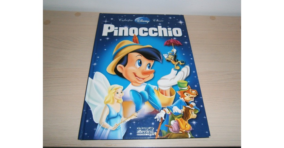 Pinocchio,editura Adevarul,colectia Disney, noua, plus carte bonus ...
