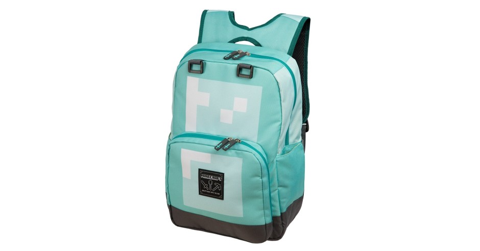 Ghiozdan Minecraft ORIGINAL Diamond licenta Mojang 44cm | arhiva Okazii.ro