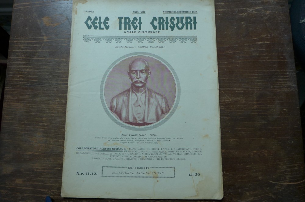 Revista Cele trei Crisuri anul VIII , nr. 11-12, noiembrie-decembrie ...