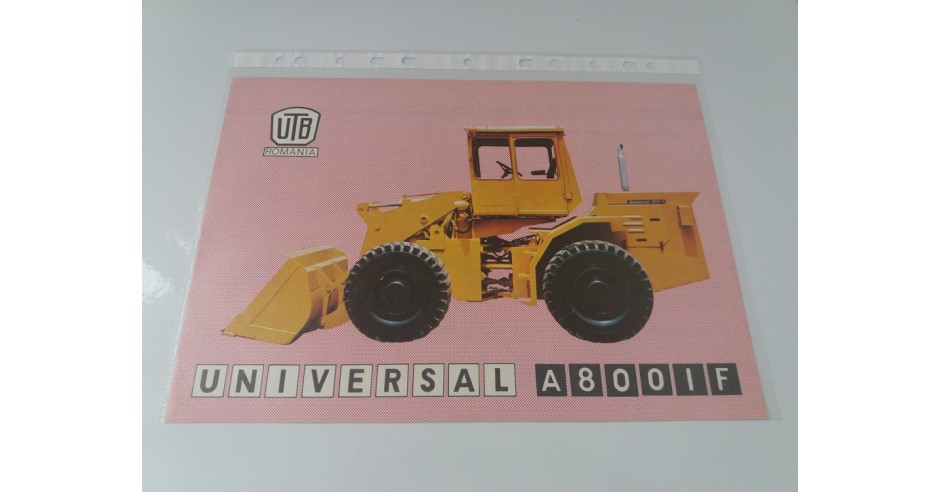 Brosura tractor UTB UNIVERSAL A 800 IF, an 1980 | arhiva Okazii.ro