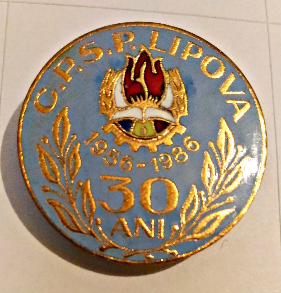 INSIGNA PIONIERI CASA PIONIERILOR SI SOIMILOR PATRIEI LIPOVA ALBASTRU ...