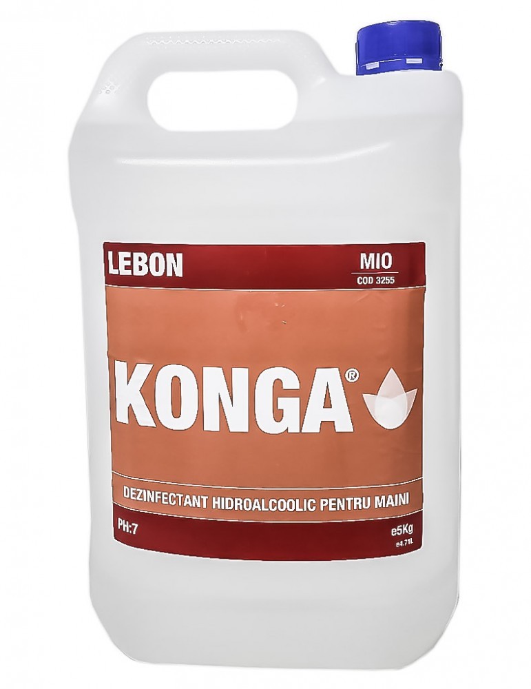 Aviz biocid - Dezinfectant maini, 5L, Konga Mio | arhiva Okazii.ro