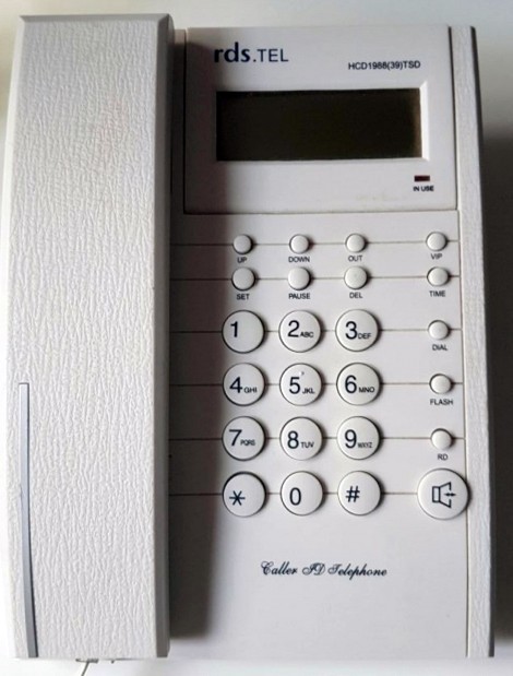 Telefon fix cu fir RDS HCD1988 (39) TSD + cablu | arhiva Okazii.ro