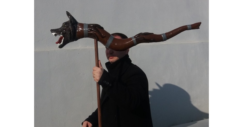 Lup dacic, draco - stindardul de lupta al dacilor | arhiva Okazii.ro