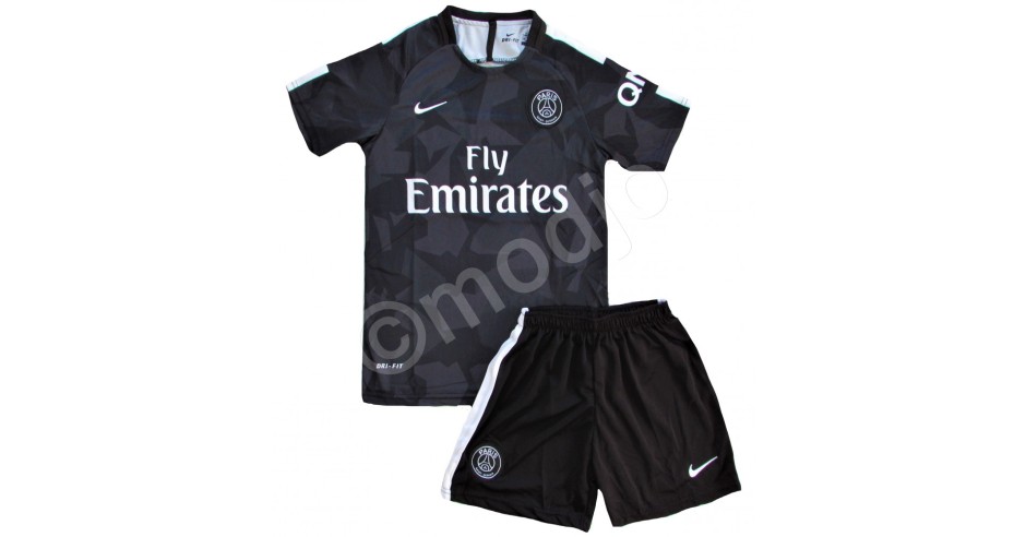 Compleu Echipament Fotbal PSG NEYMAR MODEL 2017 - 2018 pt copii 5-6 ani ...