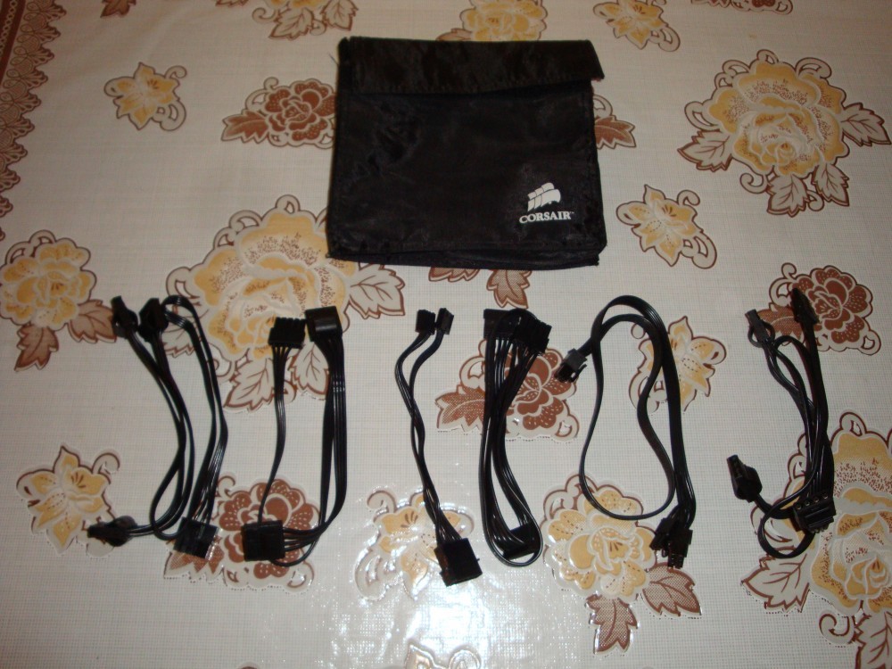 cabluri sursa modulara corsair profesionala + geanta | arhiva Okazii.ro