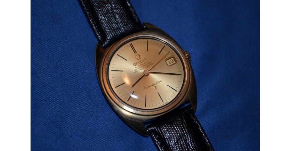 CEAS AUR 18k - OMEGA - Constellation C-shape -Connie -Cal. 561 ...