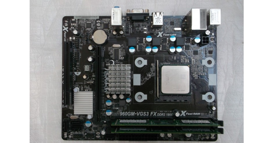 Kit Gaming Asrock 960gm-vgs3 fx + FX 6100 + 8gb ddr3 + cooler Zalman ...