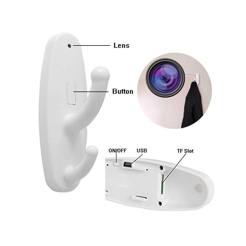 camere spion cuier de perete spion detectie miscare spionaj audio video ...