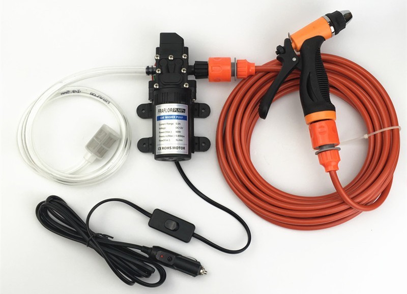 Pompa apa de mare presiune 12V DC Pompa solara, spalatorie auto, rulota ...