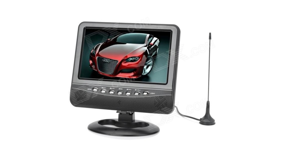 Televizor camping 19 cm diagonala tv 12v portabil tv auto AV usb radio ...