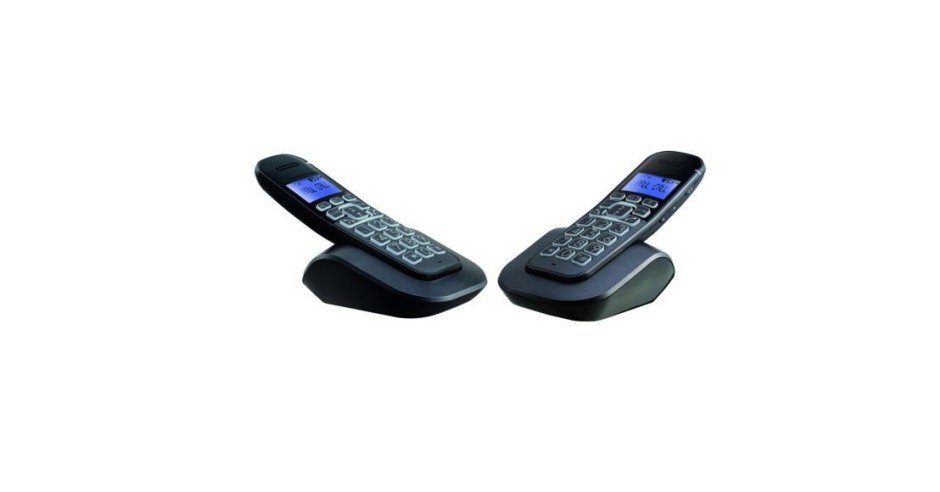 Set 2 x telefoane fara fir, afisaj caractere mari, lumina, butoane mari ...