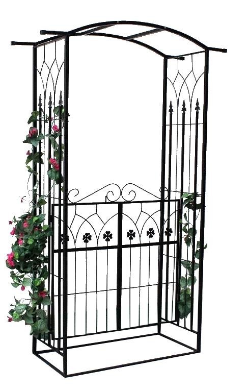 Suport Bolta Cadru din Metal cu Portita pentru Flori Cataratoare ...