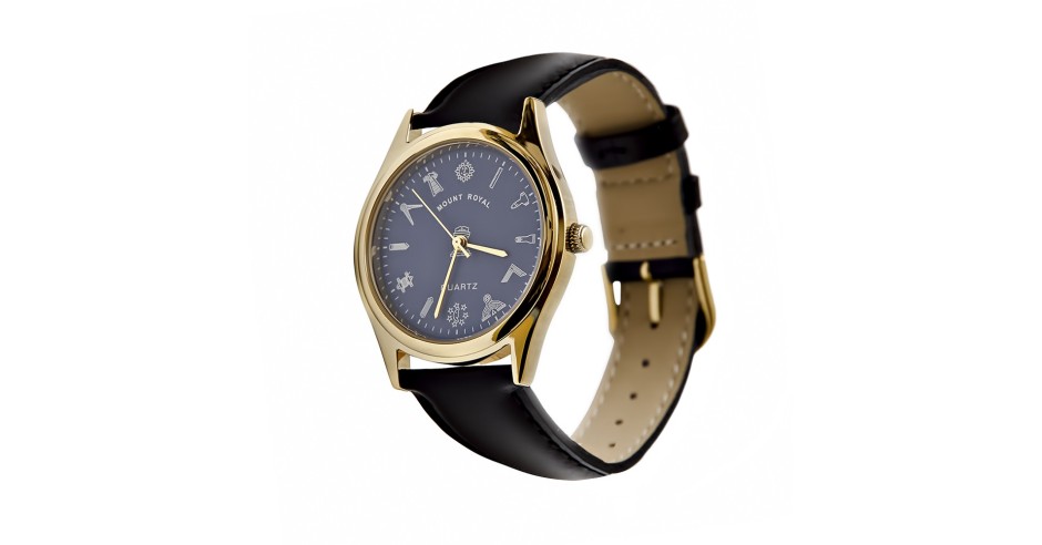 Ceas de mana Masonic - simboluri masonice (cadran albastru) | arhiva ...