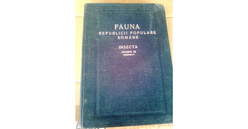 FAUNA RPR ~ INSECTA (vol. IX ~ fascicula 5 ) - FAMILIA ICHNEUMONIDAE ...