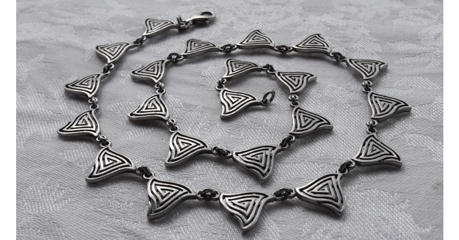 COLIER argint MEXIC vechi MASIV unicat SPLENDID manopera EXCEPTIONALA ...