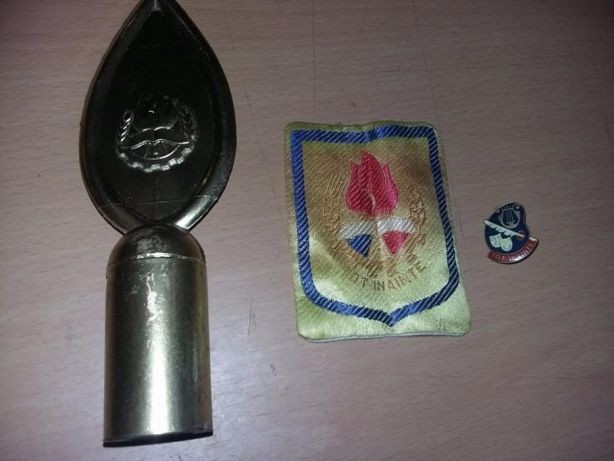 Varf lance pionieri,insigna pionier,emblema maneca pionier,de colectie ...