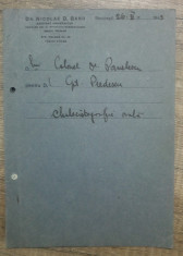 Buletin Radiologic//Spitalul Brancovenesc, 1943 | arhiva Okazii.ro