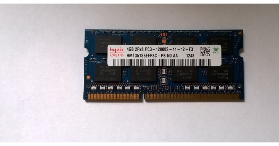 Ram laptop Hynix 4GB 12800 DDR3 1600Mhz HMT351S6EFR8A-PB PC3L 15V Sodimm | arhiva Okazii.ro