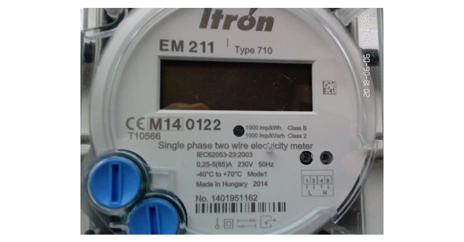 Contor electric monofazat Itron | arhiva Okazii.ro