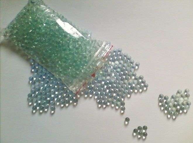 Bile airsoft sticla 5.95 mm si 0,28gr/bila. precizie pentru tir ...