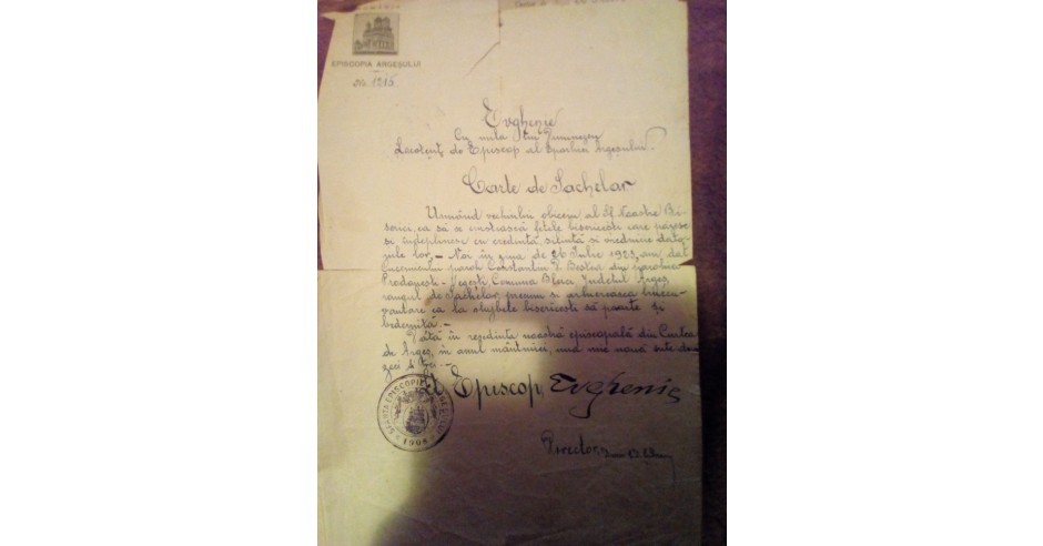 Acte/documente vechi | arhiva Okazii.ro