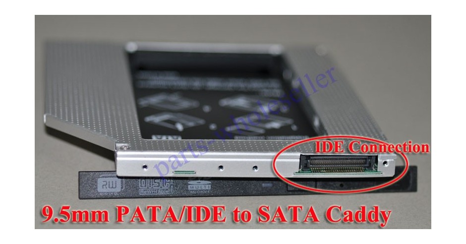 9.5mm IDE-Sata 2nd HDD, caddy SSD / HDD, adaptor rack SSD / HDD ...