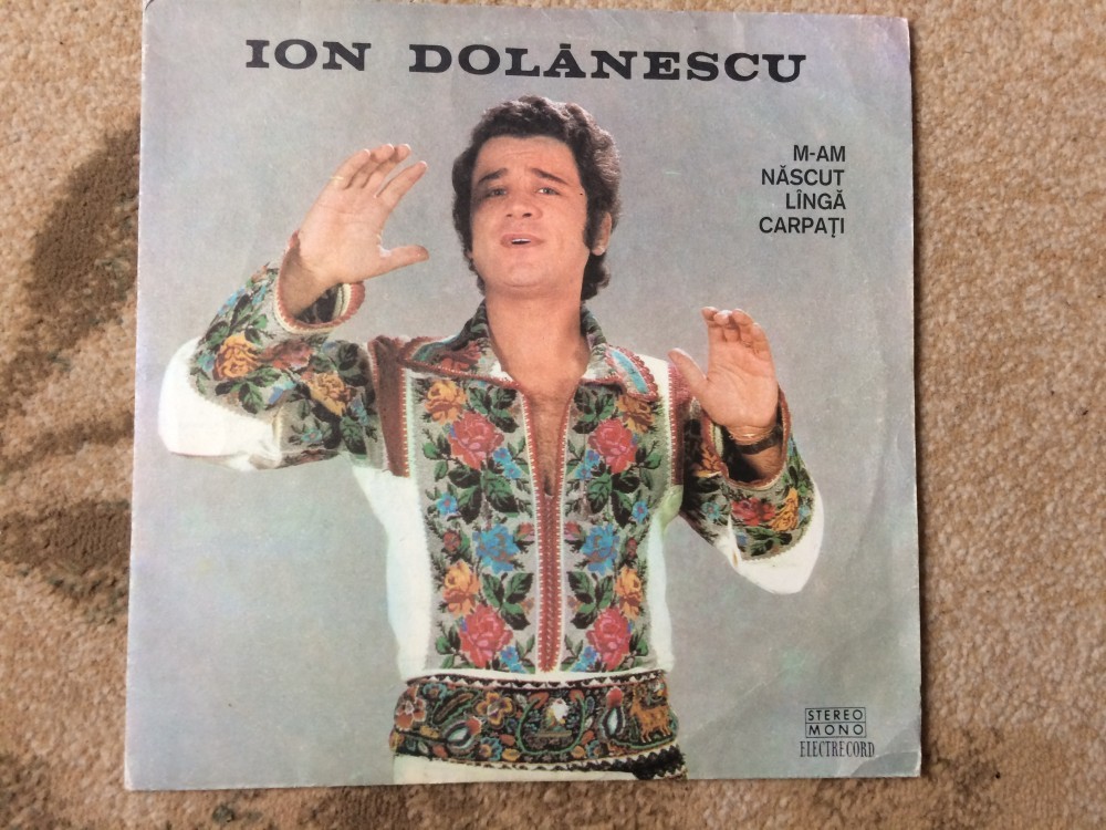 ion dolanescu m am nascut langa carpati album disc vinyl lp muzica ...