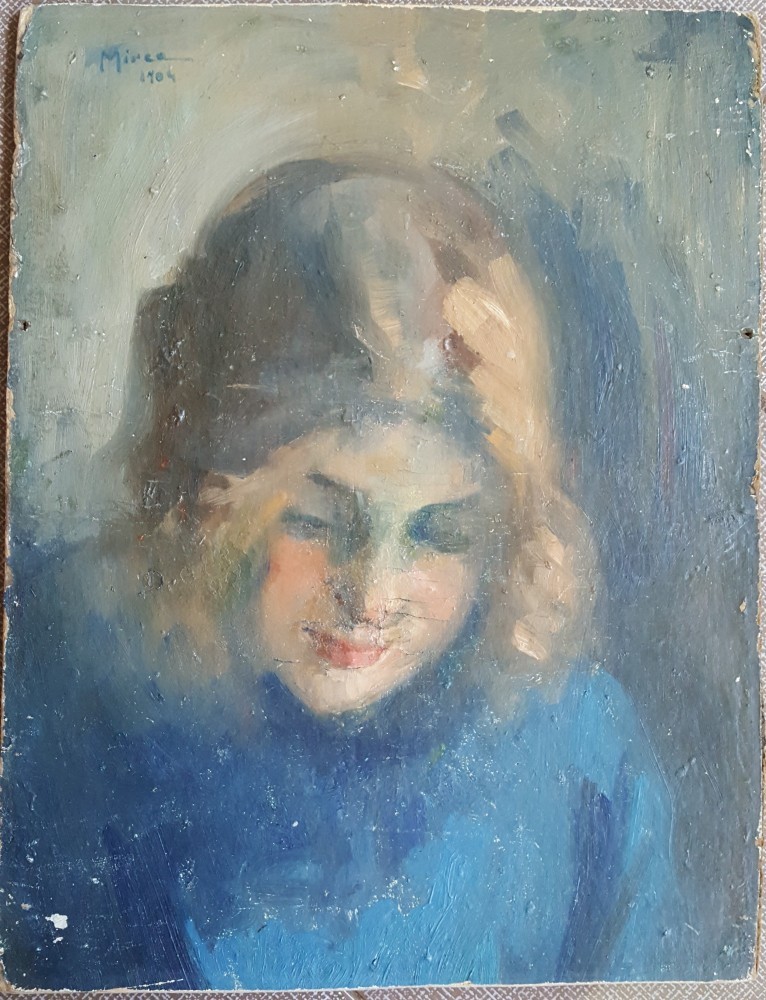 GEORGE DEMETRESCU MIREA (1852-1934) - PORTRET DE FATA | arhiva Okazii.ro