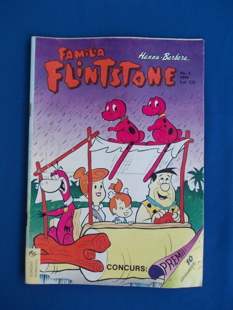 FAMILIA FLINTSTONE * REVISTA BENZI DESENATE , EGMONT ROMANIA , NR. 1 / ... FAMILIA FLINTSTONE * REVISTA BENZI DESENATE , EGMONT ROMANIA , NR. 1 / ...