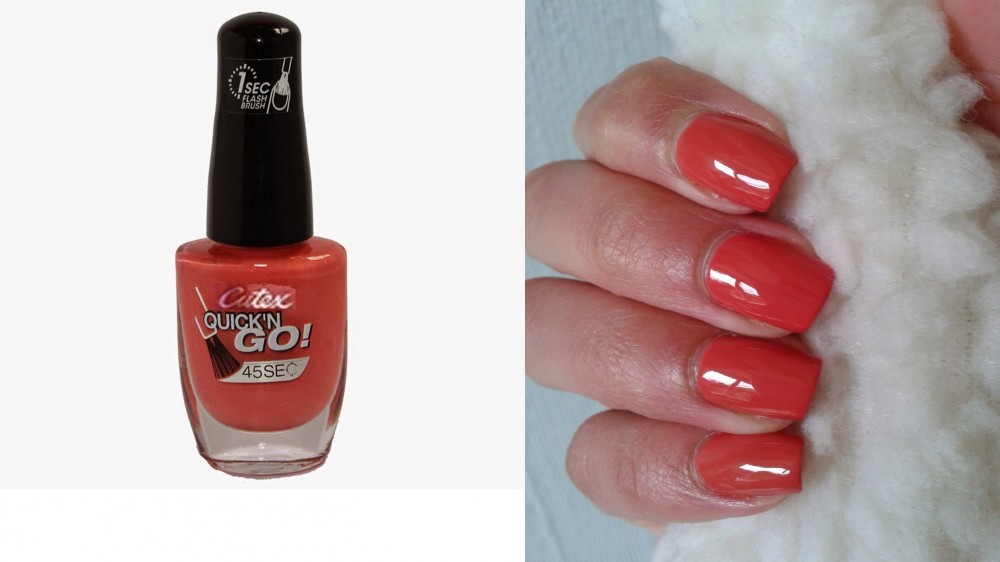 OJA CU USCARE RAPIDA PORTOCALIU CORAL CUTEX QUICK`N GO QUICK SET CORAL ...