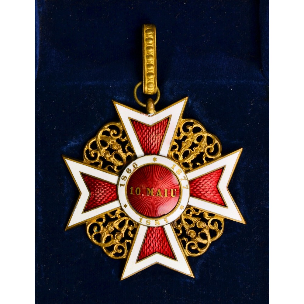 Ordinul / Decoratia Coroana Romaniei in grad de Comandor, model I ...