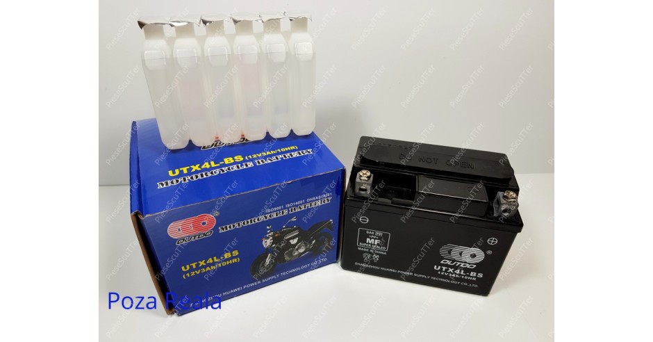 Baterie - Acumulator Moto Scuter 12V ( volti ) 3A ( amperi ) - ACID ...