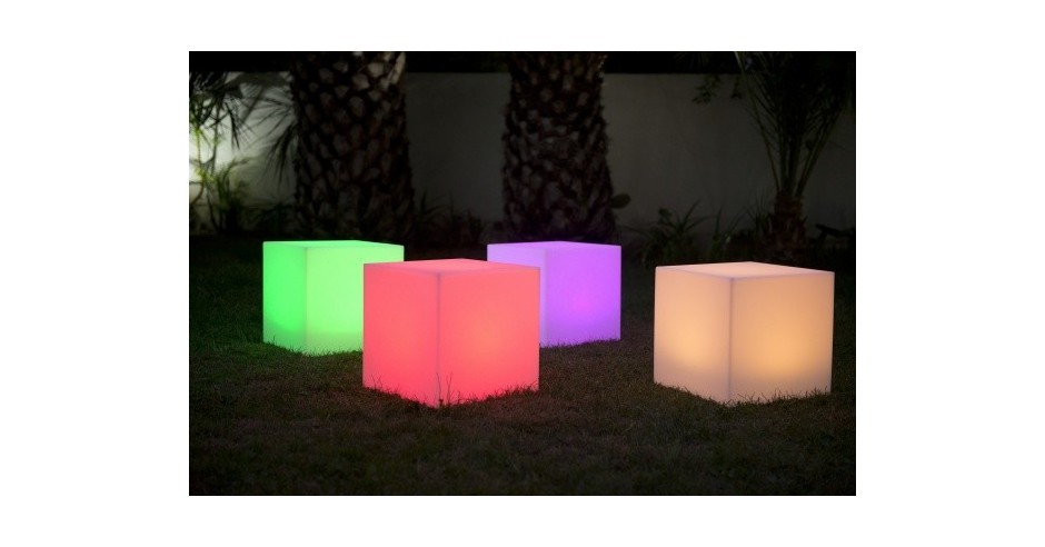 Cub led luminos multicolor 40 cm | arhiva Okazii.ro