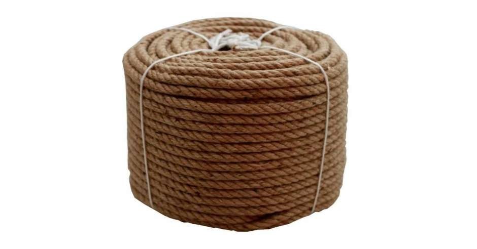 rola sfoara funie canepa iuta coarda cordelina 100 metri 10mm franghie ...