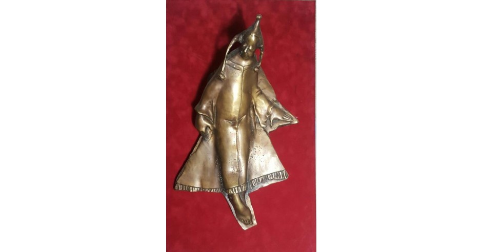 sculptura bronz, Jean Parvan, "ARLECHIN" | arhiva Okazii.ro
