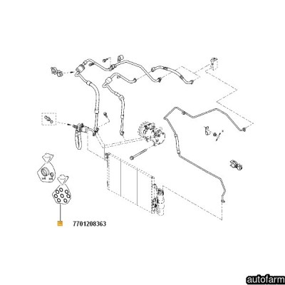 COLECTIE GARNITURI CLIMA Logan 1.6 MPI RENAULT 7701208363 | arhiva ...
