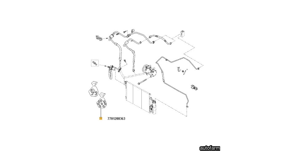 COLECTIE GARNITURI CLIMA Logan 1.6 MPI RENAULT 7701208363 | arhiva ...