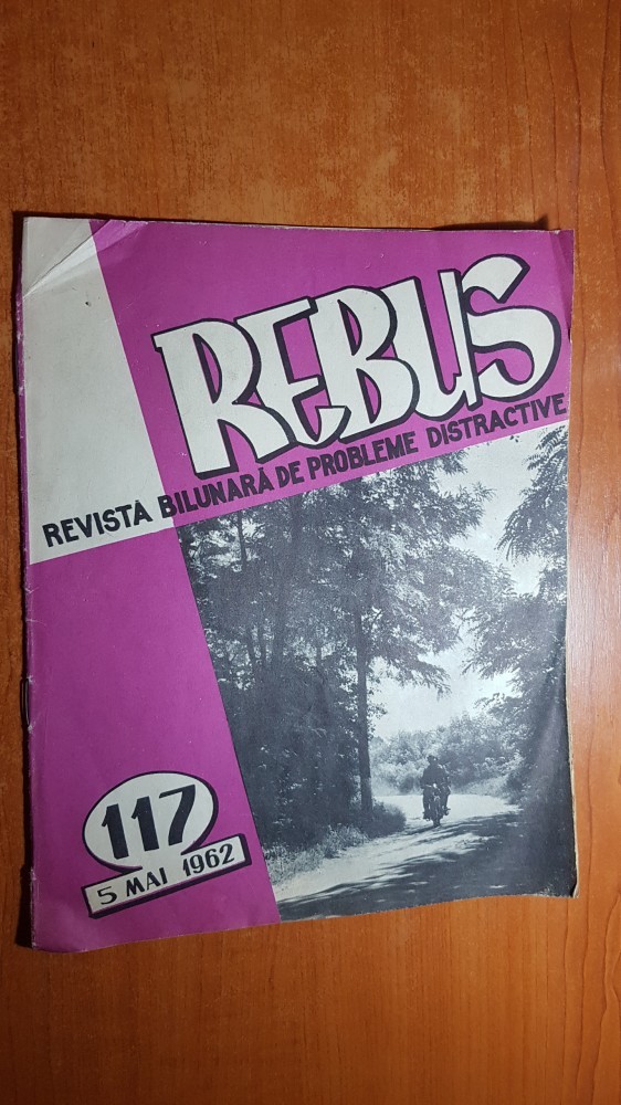 revista rebus nr. 117 din 5 mai 1962-doar un rebus este completat ...