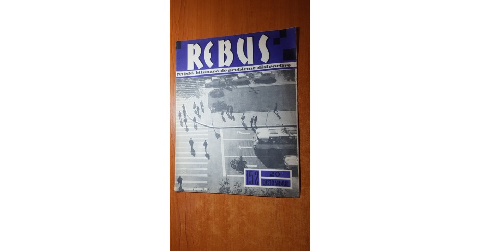 revista rebus nr. 152 20 octombrie 1963 -doar un singur rebus inceput ...