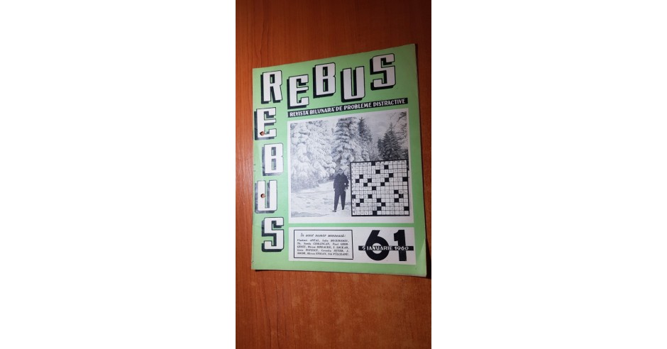 Revista rebus nr. 61 din 5 ianuarie 1960 | Okazii.ro
