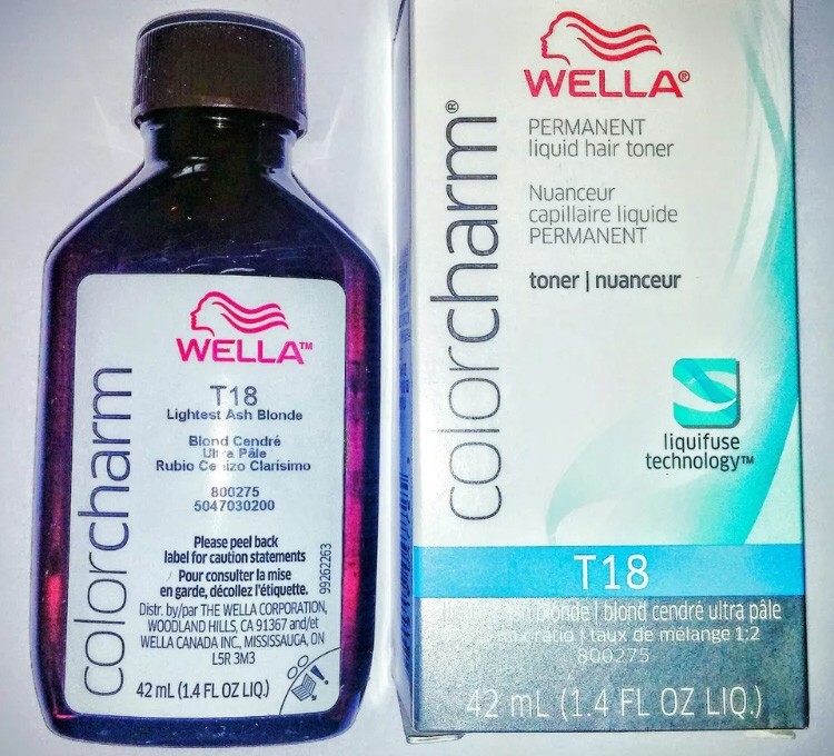 Toner de par profesional Wella T18 + oxidant | arhiva Okazii.ro