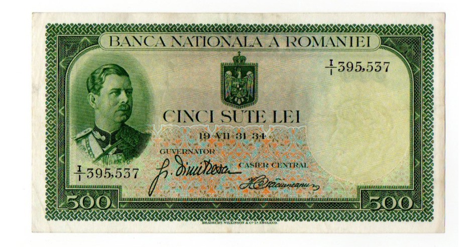 Bancnota 500 lei 1934 | arhiva Okazii.ro