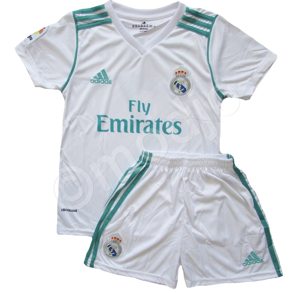 Compleu Echipament Fotbal Real MADRID RONALDO 2017-2018 pt. copii 13-14 ...