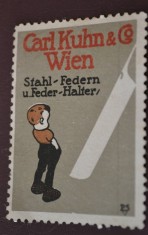 Austria - Vigneta Carl Kuhn Viena (Wien) - Arcuri de otel, suporturi de ...