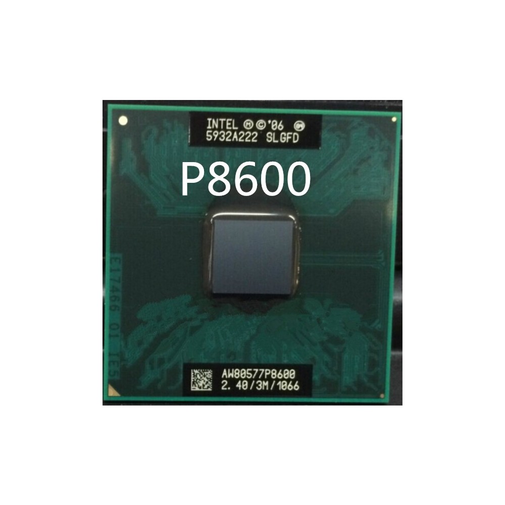 Intel Core 2 Duo P8600 (ca P8400 ) Socket P BGA479 / PGA478 slgfd ...