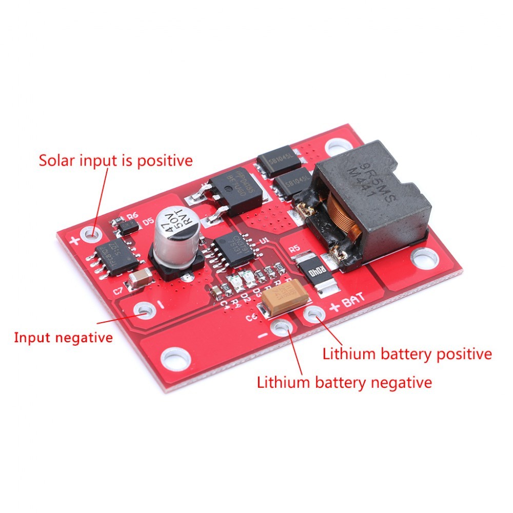 Modul incarcare acumulator Li-ion 3.7V cu panou solar 12V (DC-552 ...