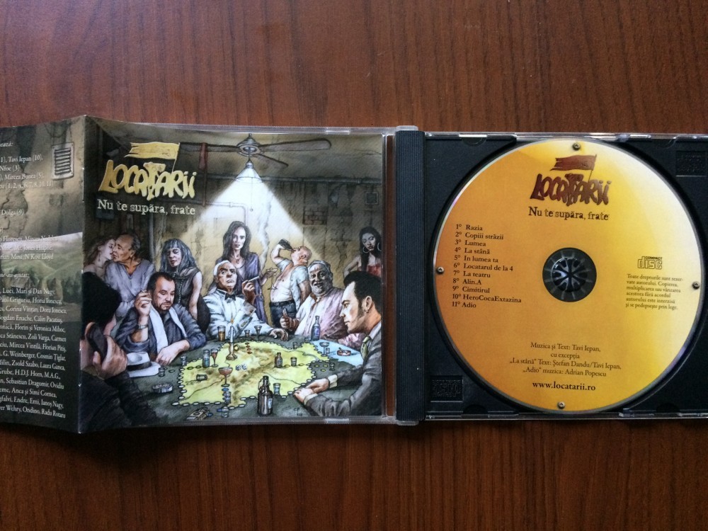 locatarii nu te supara frate album 2009 cd disc muzica hard pop rock ...